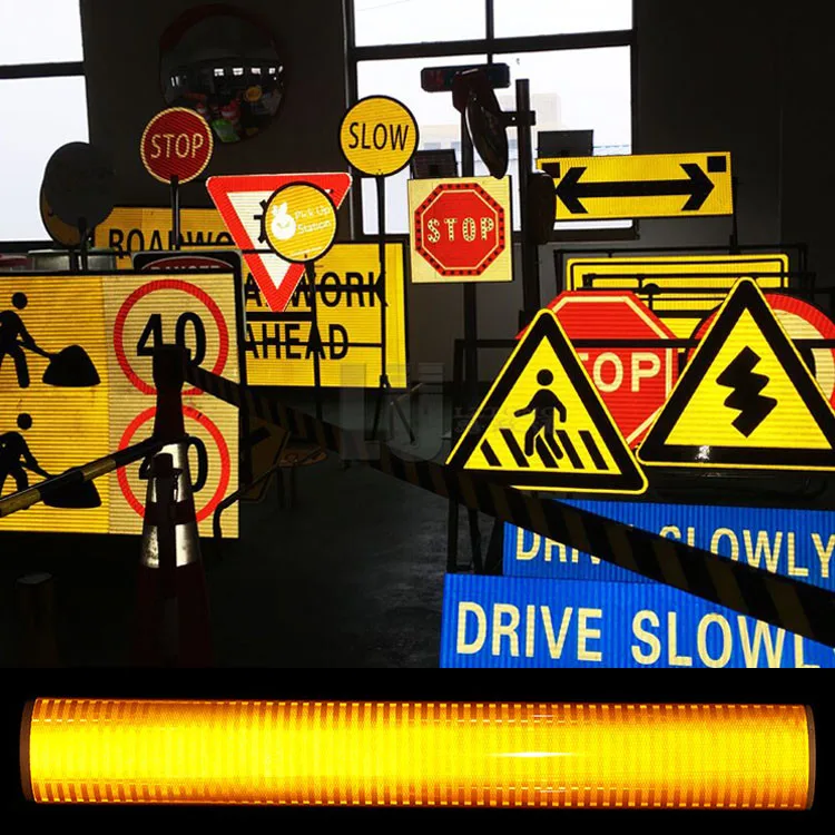 Micro Prismatic Acrylic 3m Diamond Grade Reflective Film For Road ...