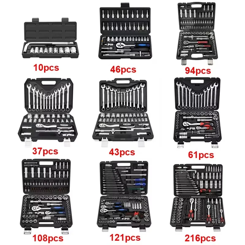 Hand Tool Set for Car Repair - 172pcs Robustworks Kit