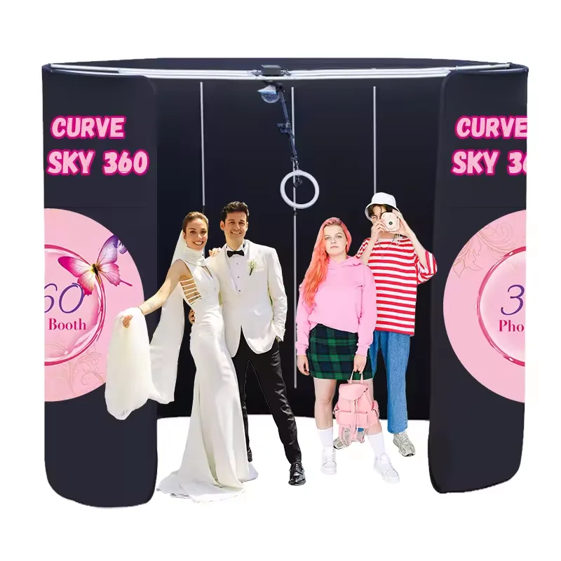 Custom Free Logo Curve Overhead 360 Photo Booth Replacement Arm ...