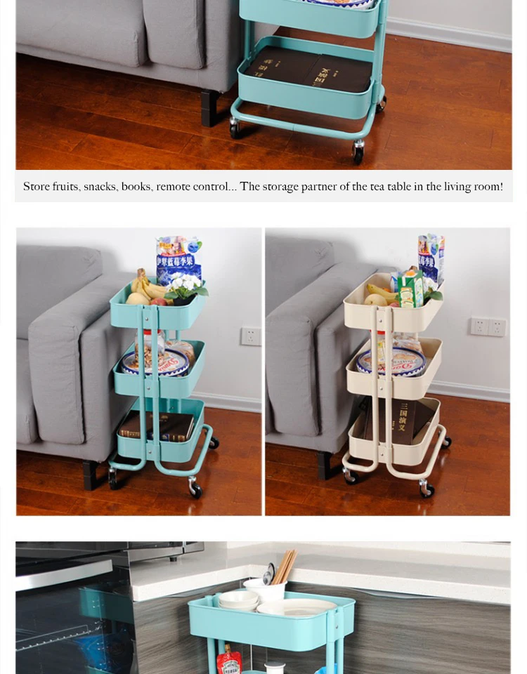 Metal trolleys offer multiple options. Circular trolleys, small ...