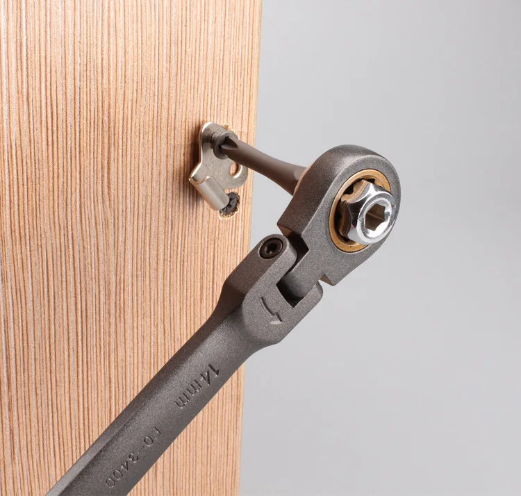 23pcs Multifunctional Ratchet Spanner Set Flex Head Ratchet Wrench Set ...