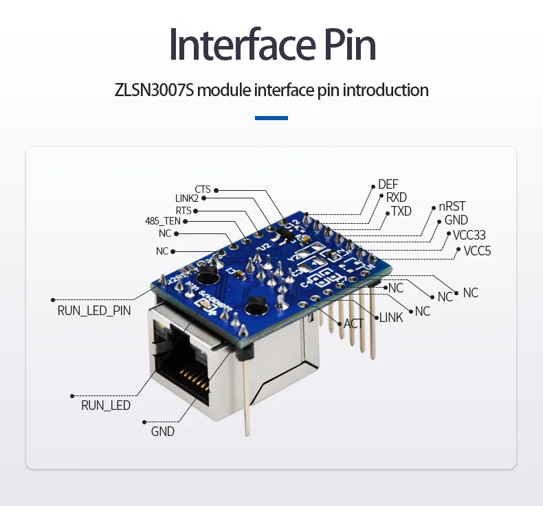 RJ45 UART Super Module - TTL to Ethernet Integration