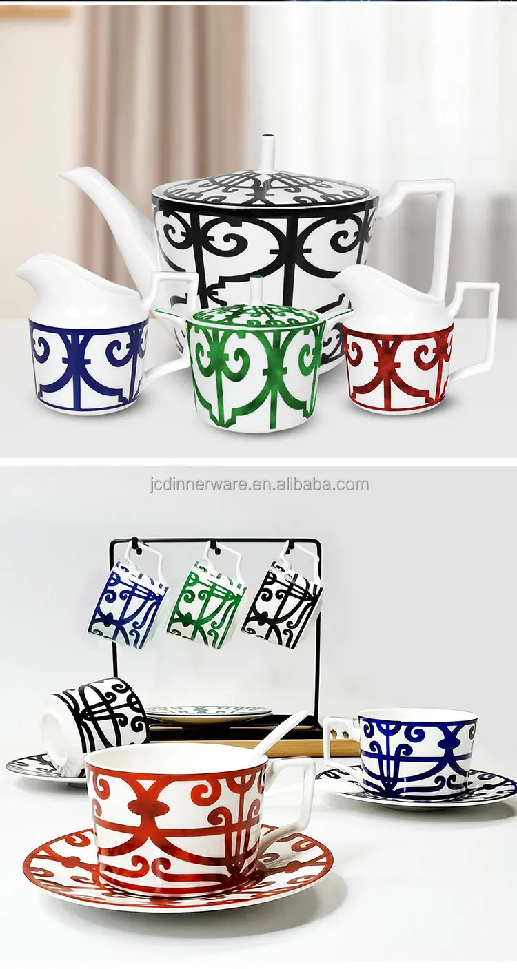 Simple Western Design Bone China Dinnerware Sets