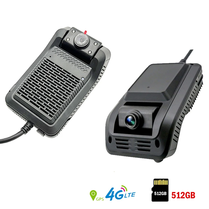 4CH AI Dashcam ADAS DMS Dash Cam 2 Extended AHD Cameras with 4G GPS ...