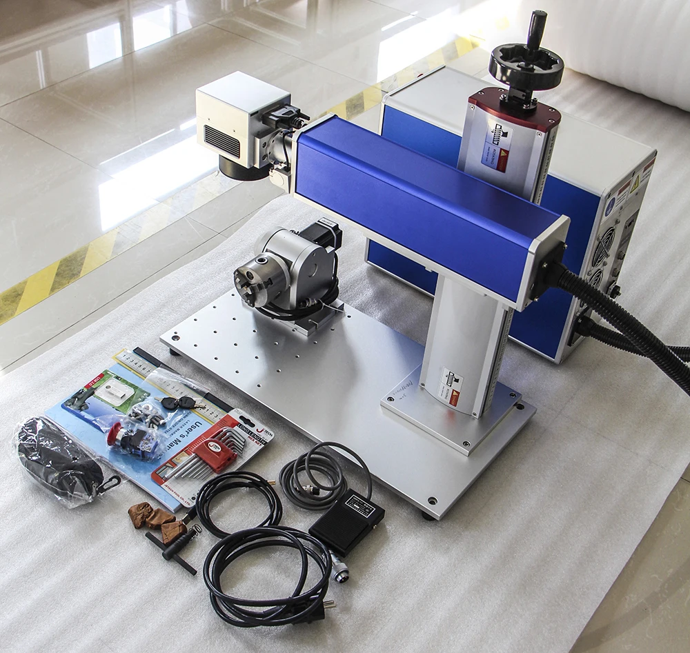 Round Metal Cylinder Fiber Laser Engraving Machine Tumbler Cup Metal ...