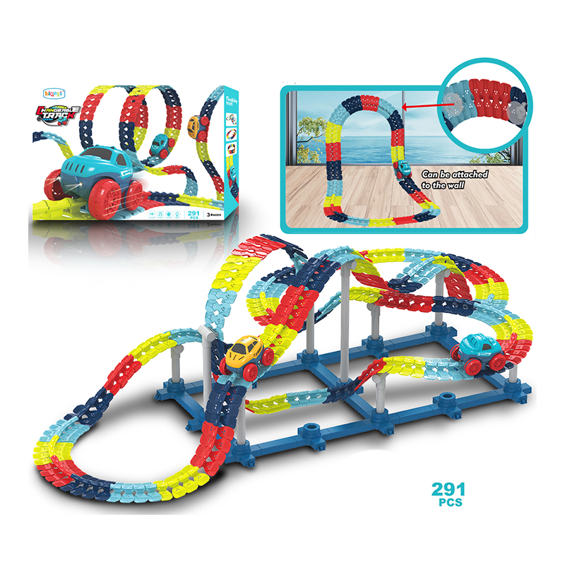 Diy Educational Flesxible & Changeable Railway Racing Track Car Tracks ...
