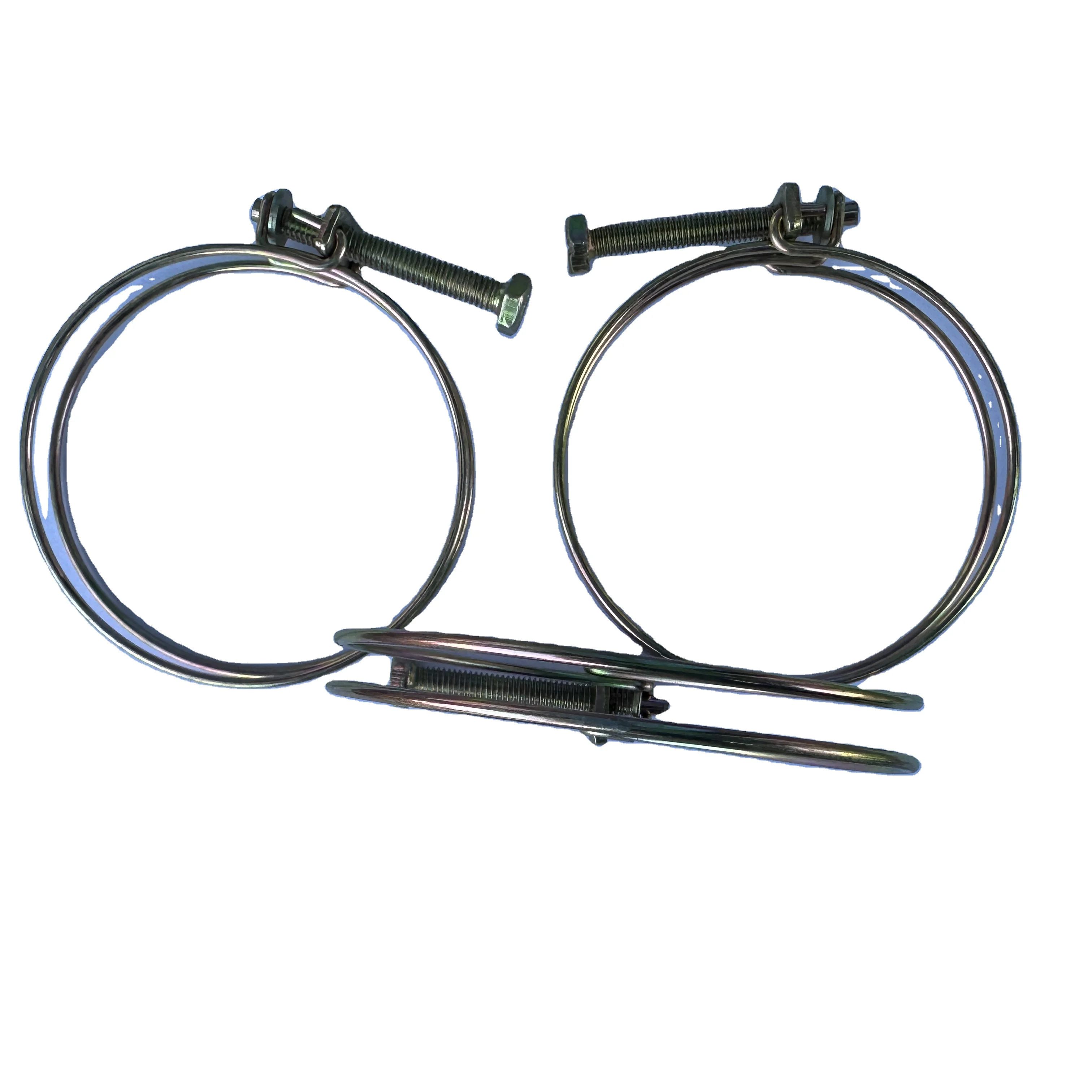 뜨거운 판매 이중 와이어 호스 클램프 파이프 클립 후프 스테인레스 스틸 와이어 스로트 후프 Buy 더블 와이어 호스 클램프파이프 클립 후프스테인레스 스틸 와이어 목