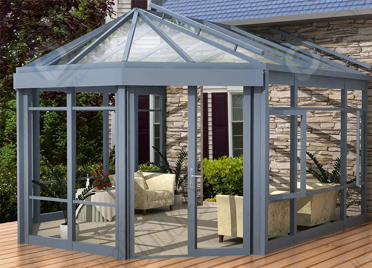 Optima Freestanding Sunroom with Energy-Efficient Window Glass Modern ...