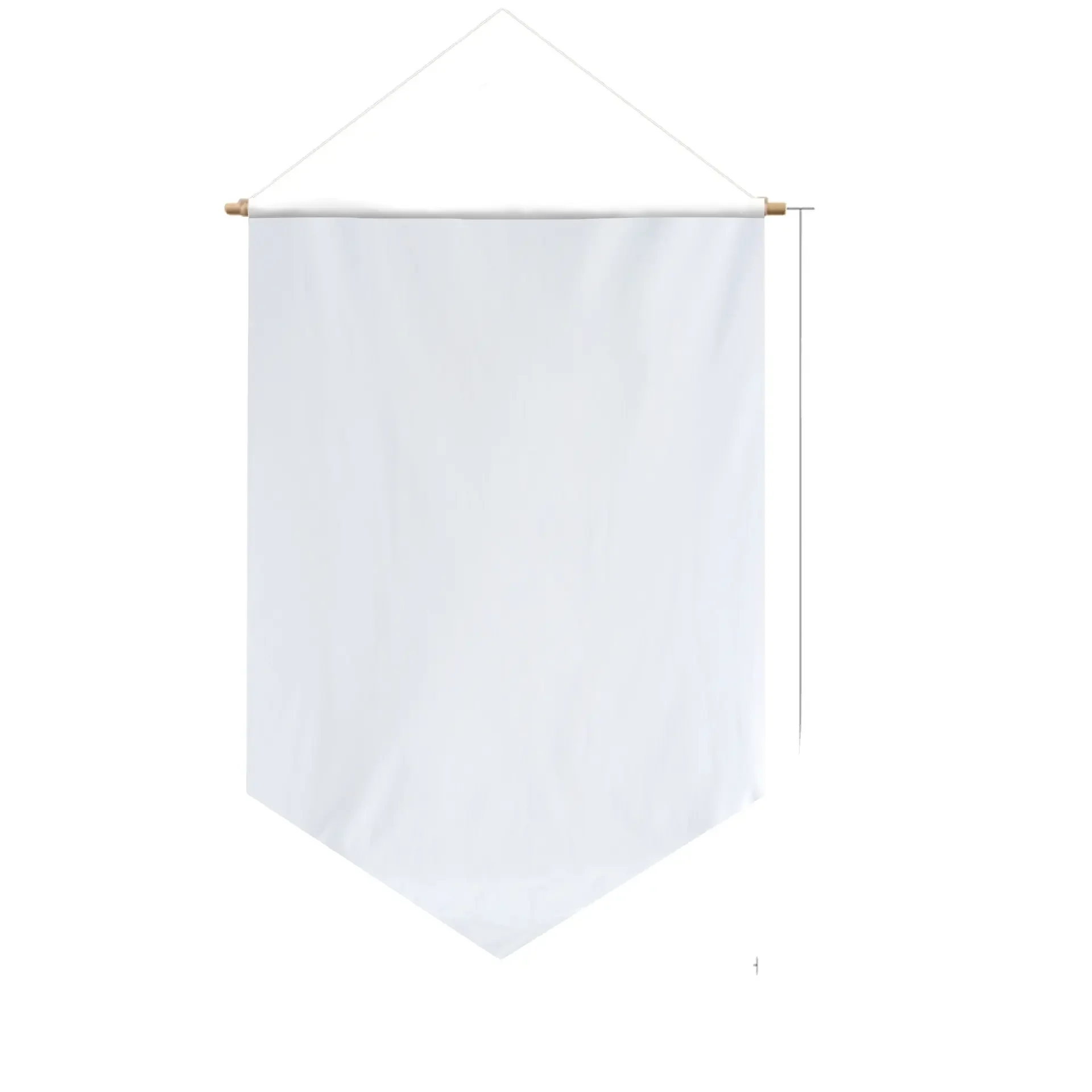 Decorative Camping Colorful Blank Sublimation Felt Pennant String Flags ...