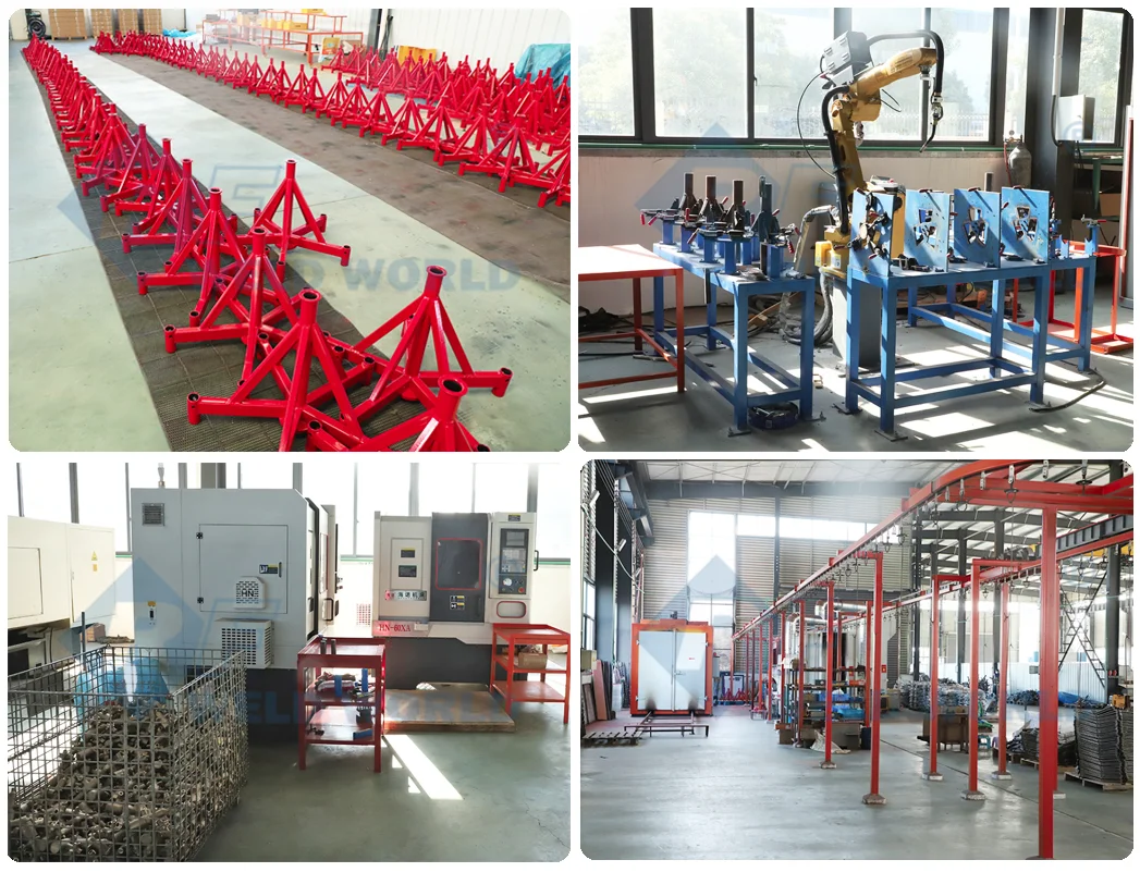 Heavy Duty Pipe Bracket Support Stands V Shaped Head Pipe Stand ...