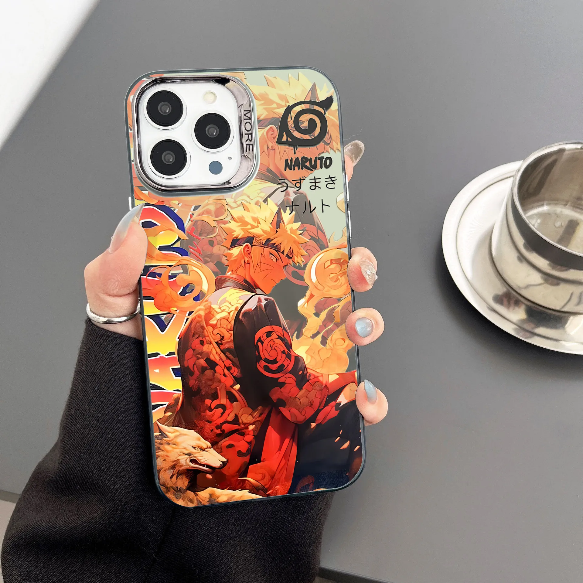 Jmax Imd Anime Kakashi Uchiha Sasuke Color Silver Shell Full Edge ...
