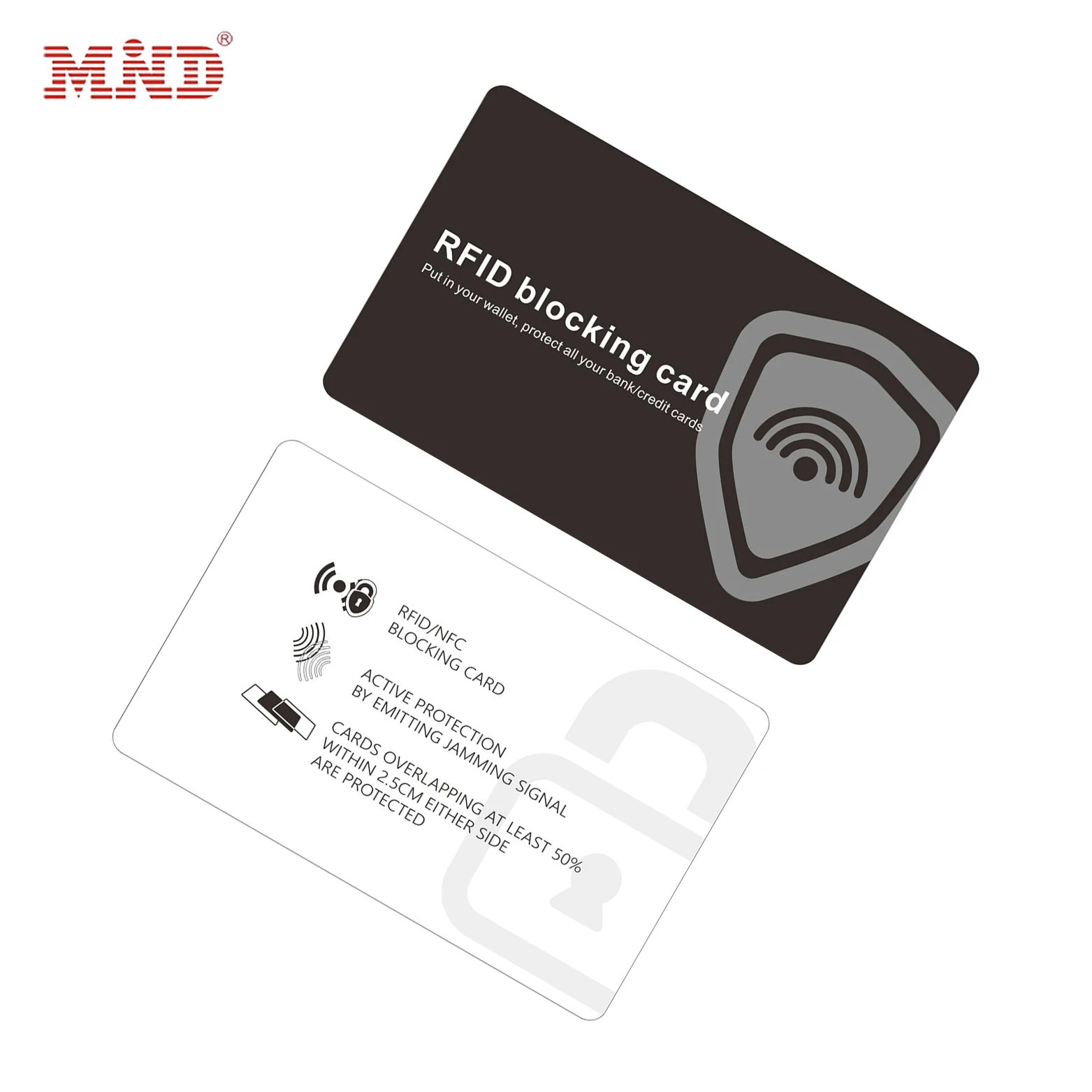 Aluminium Paper Anti Theft Contactless RFID and NFC Card Blockers