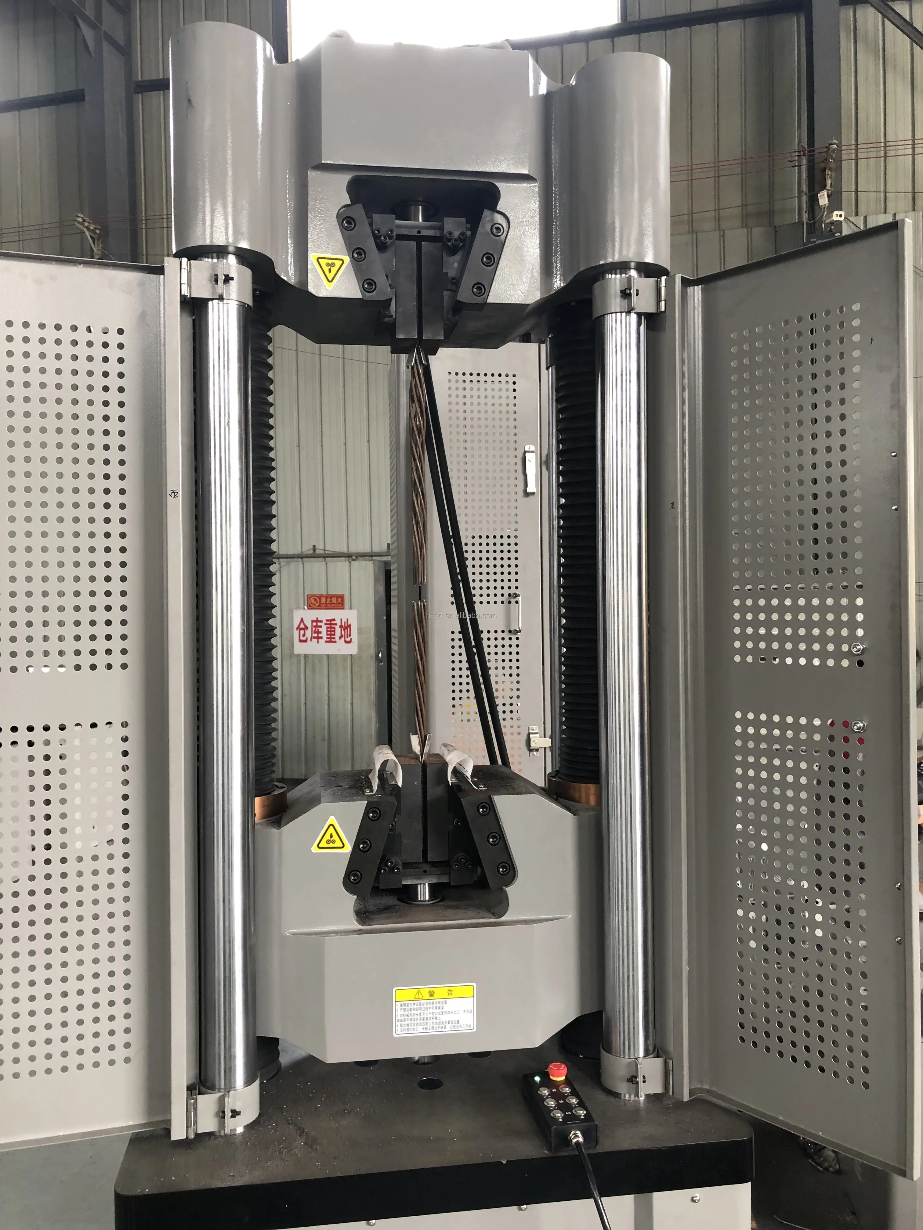 Law-1000 1000kn 100ton Steel Strand Tensile Strength Testing Machine ...