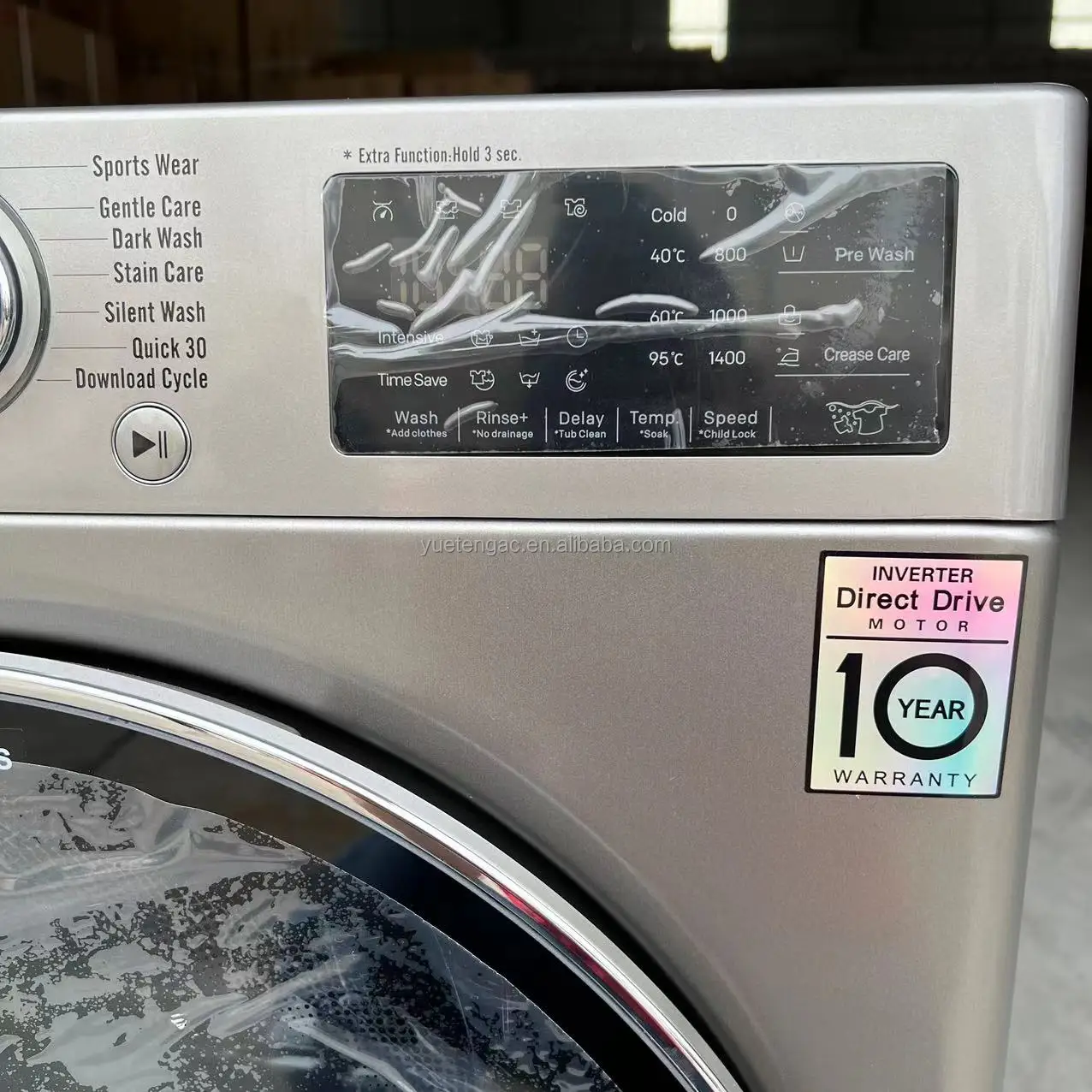 10.5kg Front Loader Washing Machine Fully Automatic A+++ Grade High ...