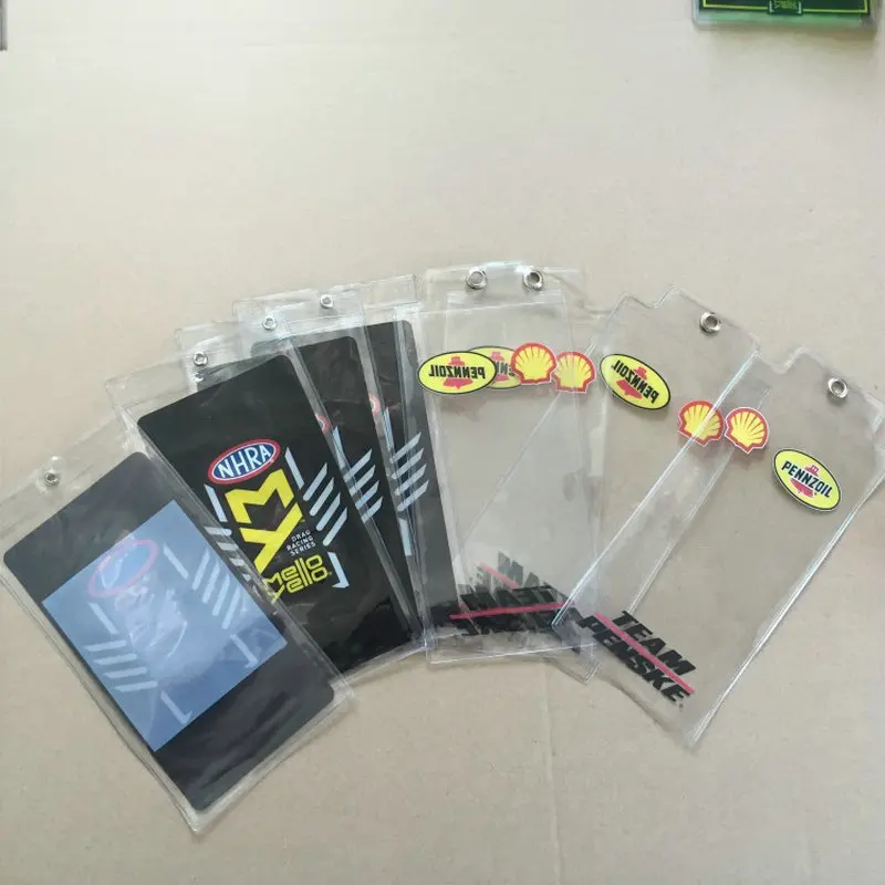 Customized Soft Transparent Pvc Card Holder Badge Holder Pvc Clear Id ...