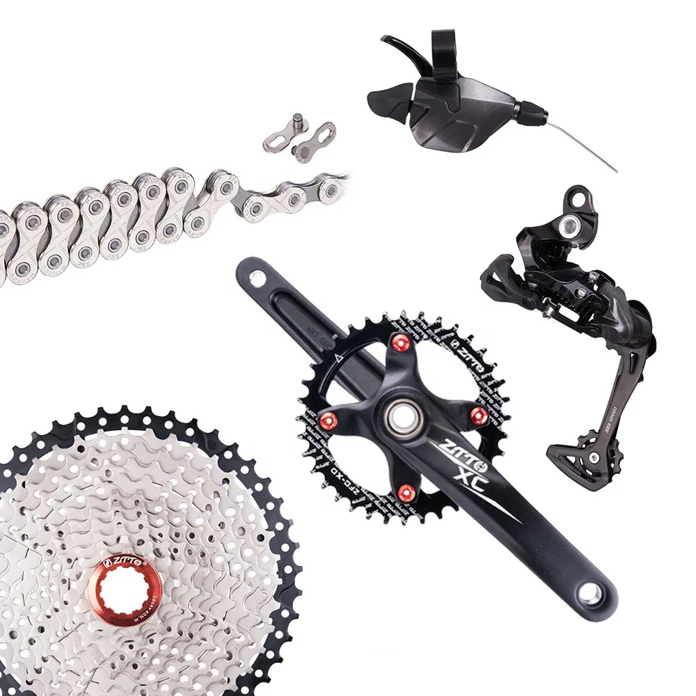 ZTTO 1 11 Groupset 11 Speed Shifter Rear Derailleur Group Set For Mountain Bike MTB 11speed 1 x 11 kit 46T 42T 40T 11s Cassette