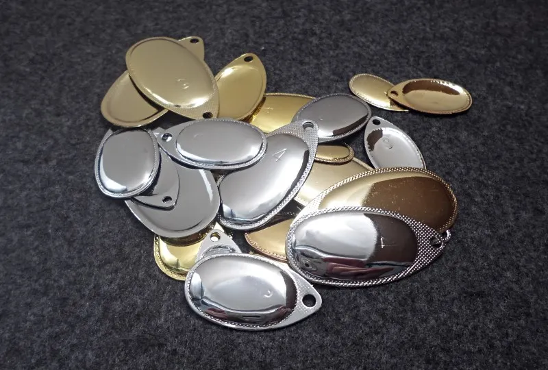 5 Sizes SPINNER BAIT Accessory Lure Making COMBINATION LURE Reflective ...