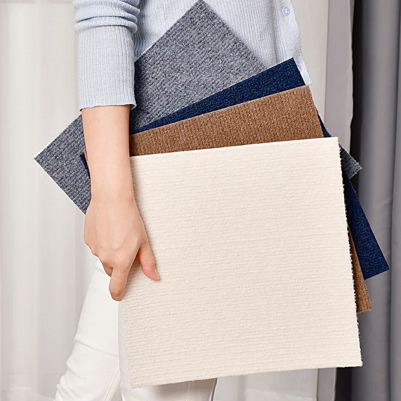 Modern Diy Peel And Stick Soft Carpet Tiles For Home Hotel Washable ...