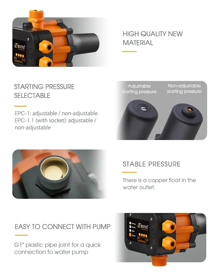 Automatic Pump Control Monro EPC-1 Pressure Controller for Water Pump ...