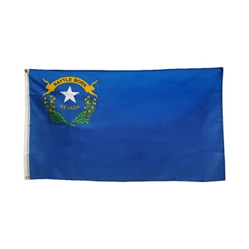 Fade Resistant 90x150cm Nevada State Flags For Outdoor Nevada State ...