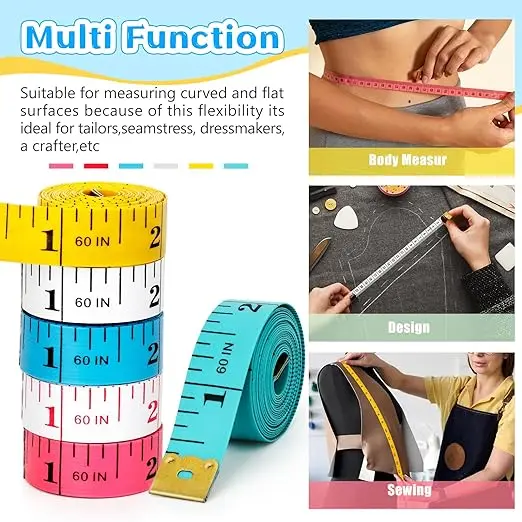 Tape Measure Body Soft Fabric Measuring Tape for Sewing Cloth ...