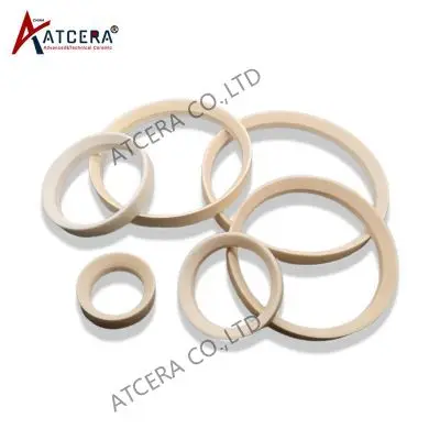 Durable Refractory Material Boron Nitride Ceramic Gasket High Purity Alumina Ceramic Shim Rouund ...