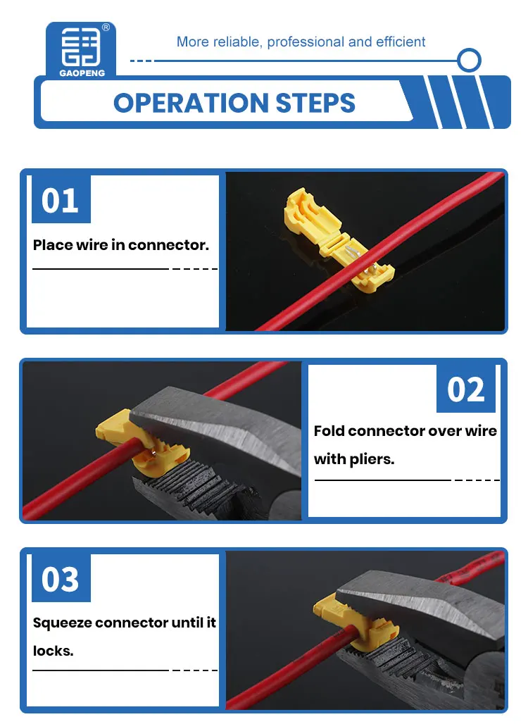 Scotch Lock T Tap Butt Wire Connectors - Quick Splice