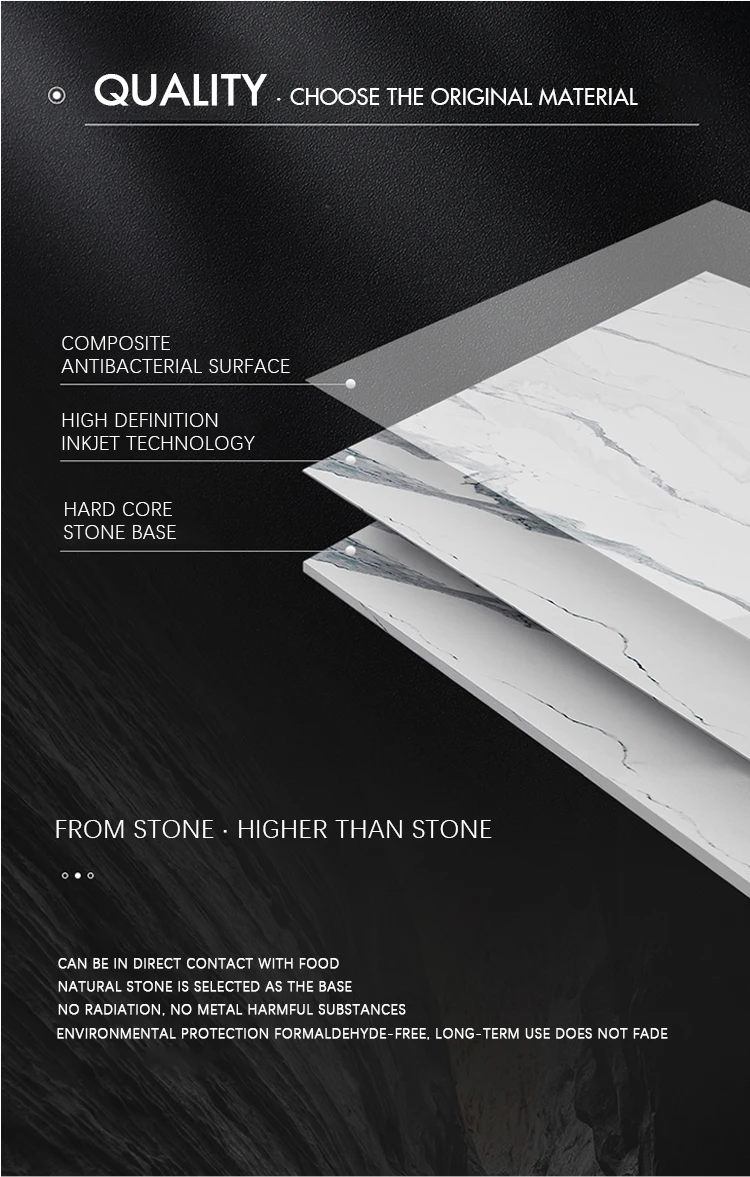 800x2600mm Porcelain Slab White Sintered Stone Engineered Big Slab ...