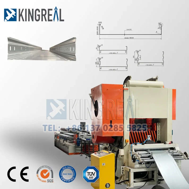 KINGREAL Metal Cable Tray Trunking Roll Forming Machine Full Automatic ...