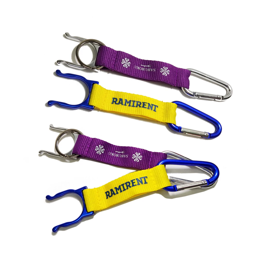 Customizable Safety Clip Carabiner Hook Aluminium Alloy Bottle Holder ...