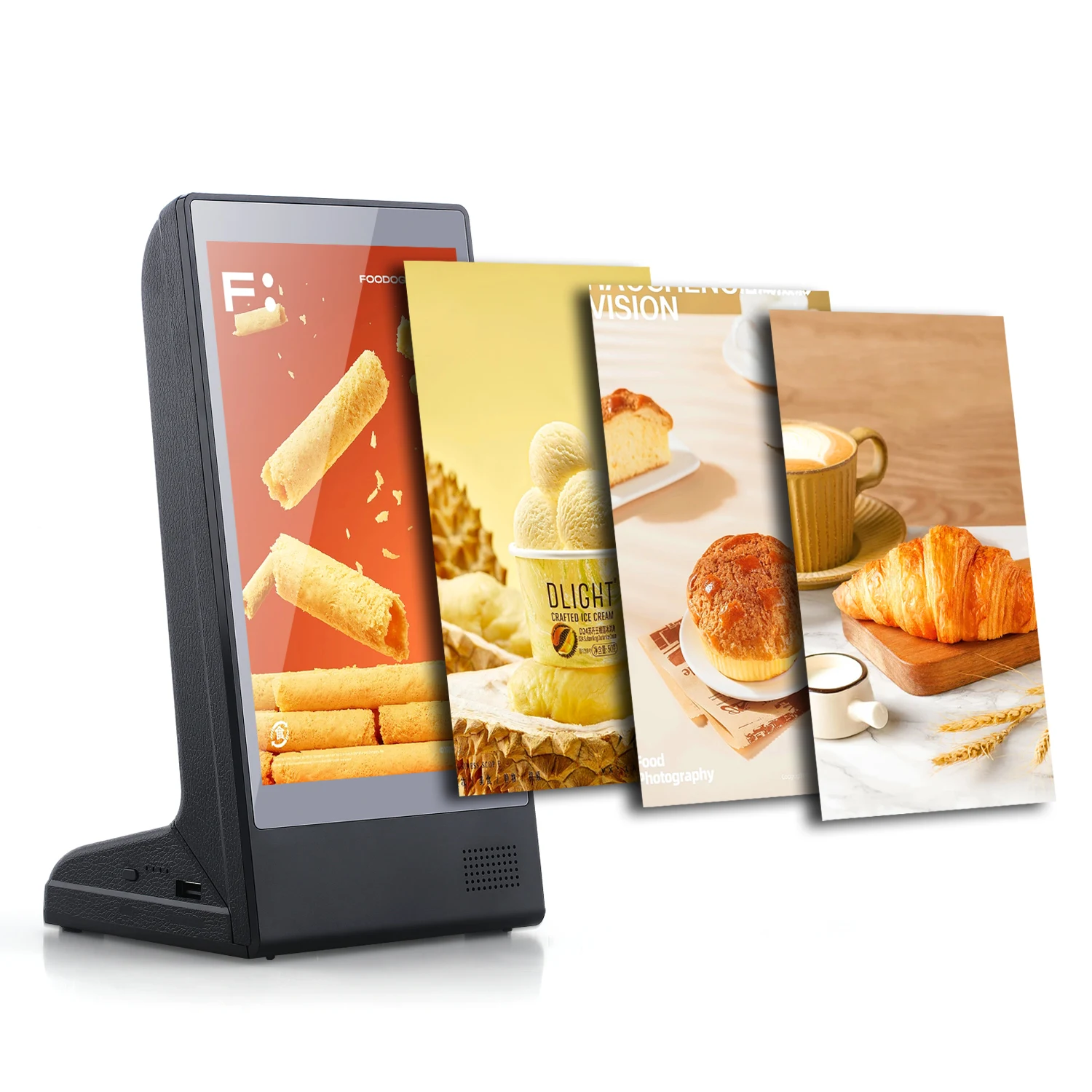 Innovative L Shape Bar Restaurant Table top stand Order Call System ...