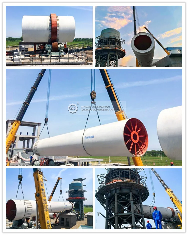 Rotary Lime Kiln with Vertical Preheater - Energy Saving
