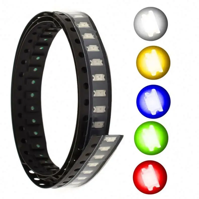 0603 Smd Led Diode Lights Assorted Kit (mini Chip 1.6mm X 0.8mm For Pcb ...