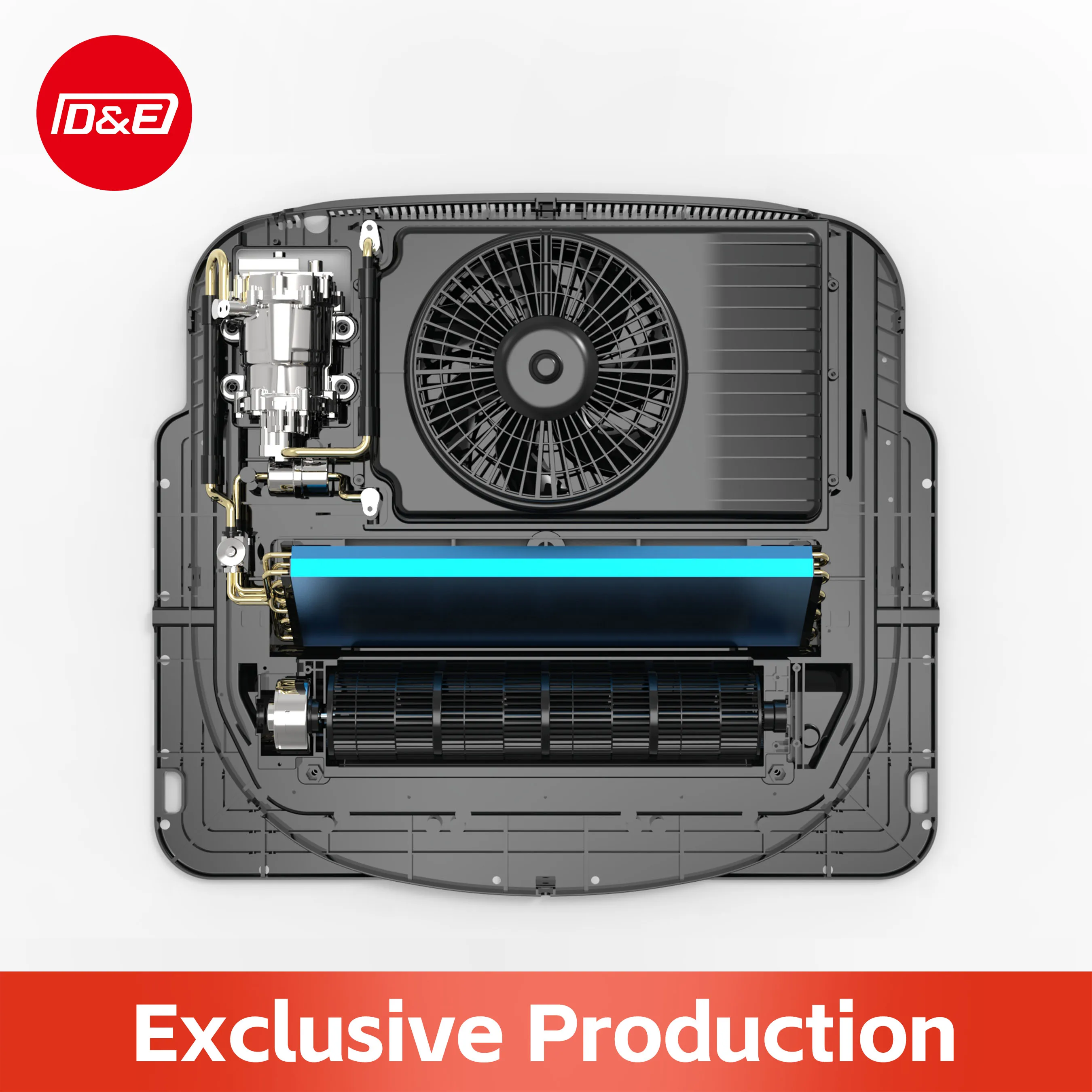 12v 24v Roof Top Integrated Parking air Conditioner for Truck RV ...