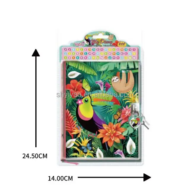 Children Cute Journal Book Gift Set With Secret Note Book With Pom Pom ...