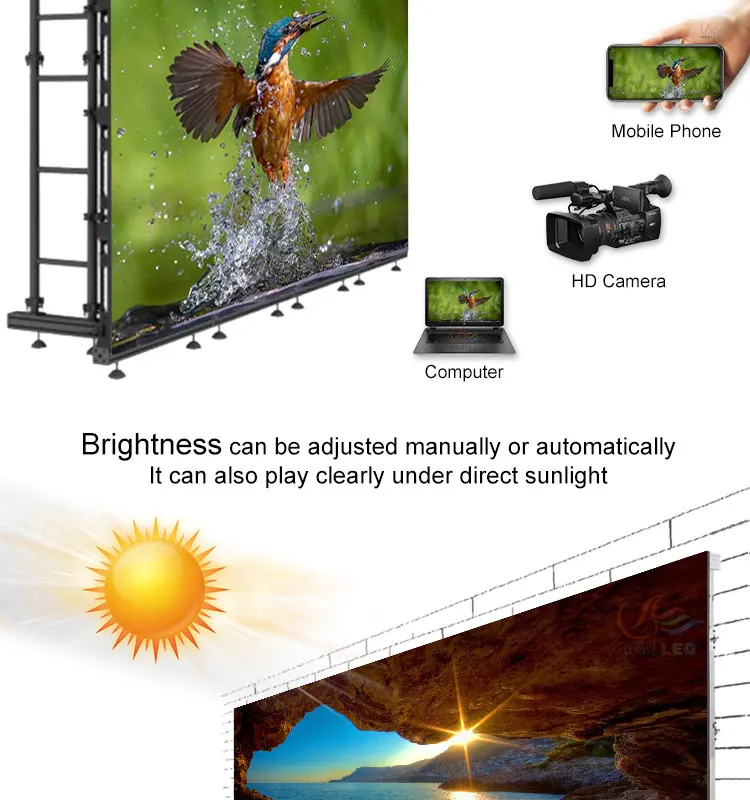 Good Quality Led P8 Full Color P8 Outdoor Full Set Advertising Led ...
