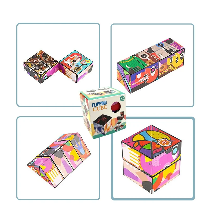 Mini Star Cube Fidget Cube With 8 Build-in Magnets Stress Anxiety ...