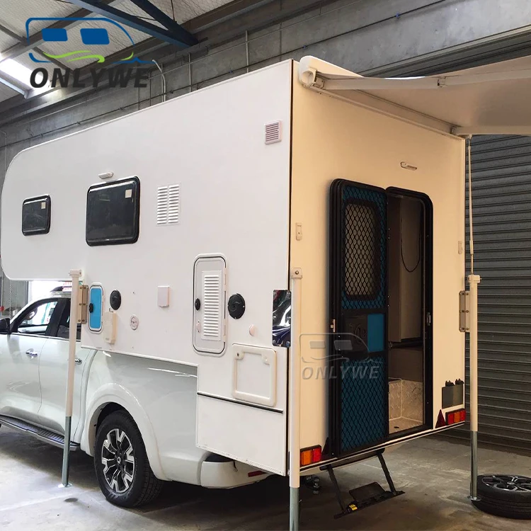 Onlywe Truck Bed Pop Up Camping Demountable Camper Pickup Truck Camper Stainless Steel Camper ...