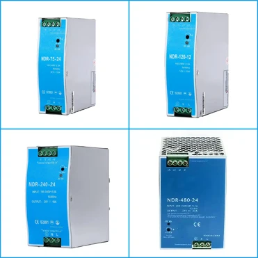 NDR-480 AC to DC Power Supply 24 v Oem 480W Din Rail Power Supply with ...