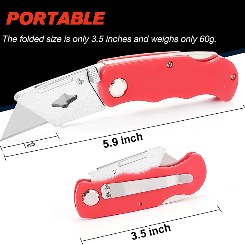 Safe Knife Folding - Practical Utility Knife with SK-5 Blade