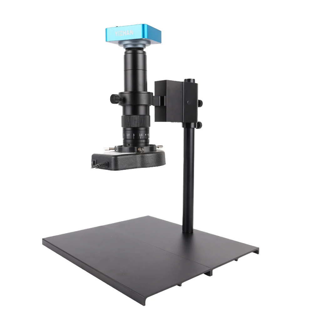 38MP Video Microscope Camera with Continuous Zoom 180X