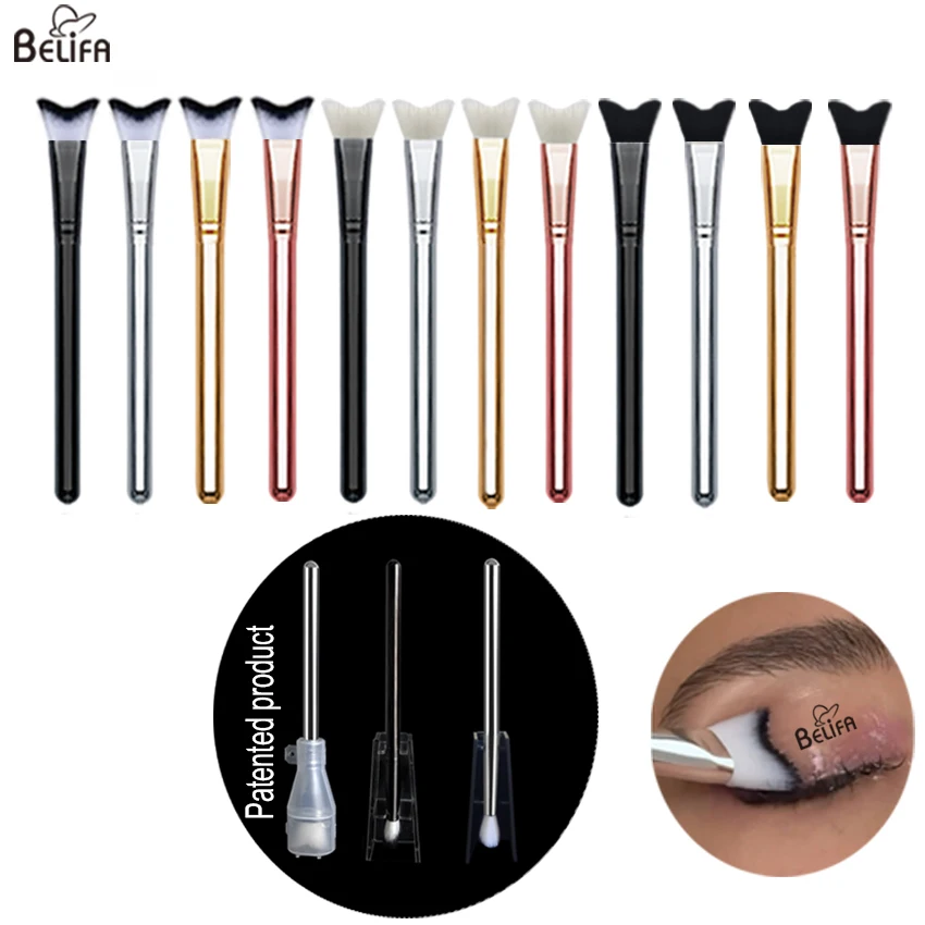 V Shaped Eyeshadow Brush - Perfect for Curved Lash Extensions