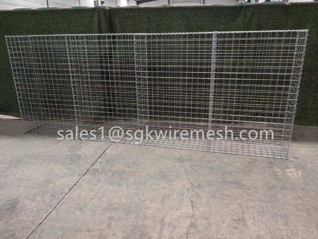Durable 1x1x1m Gabion Wire Mesh Basket Box for Stone Fences