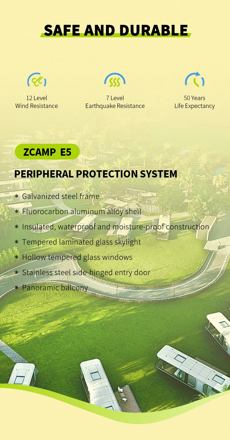 Zcamp E5 Luxury Modular Container House - Eco-Friendly Prefabricated ...