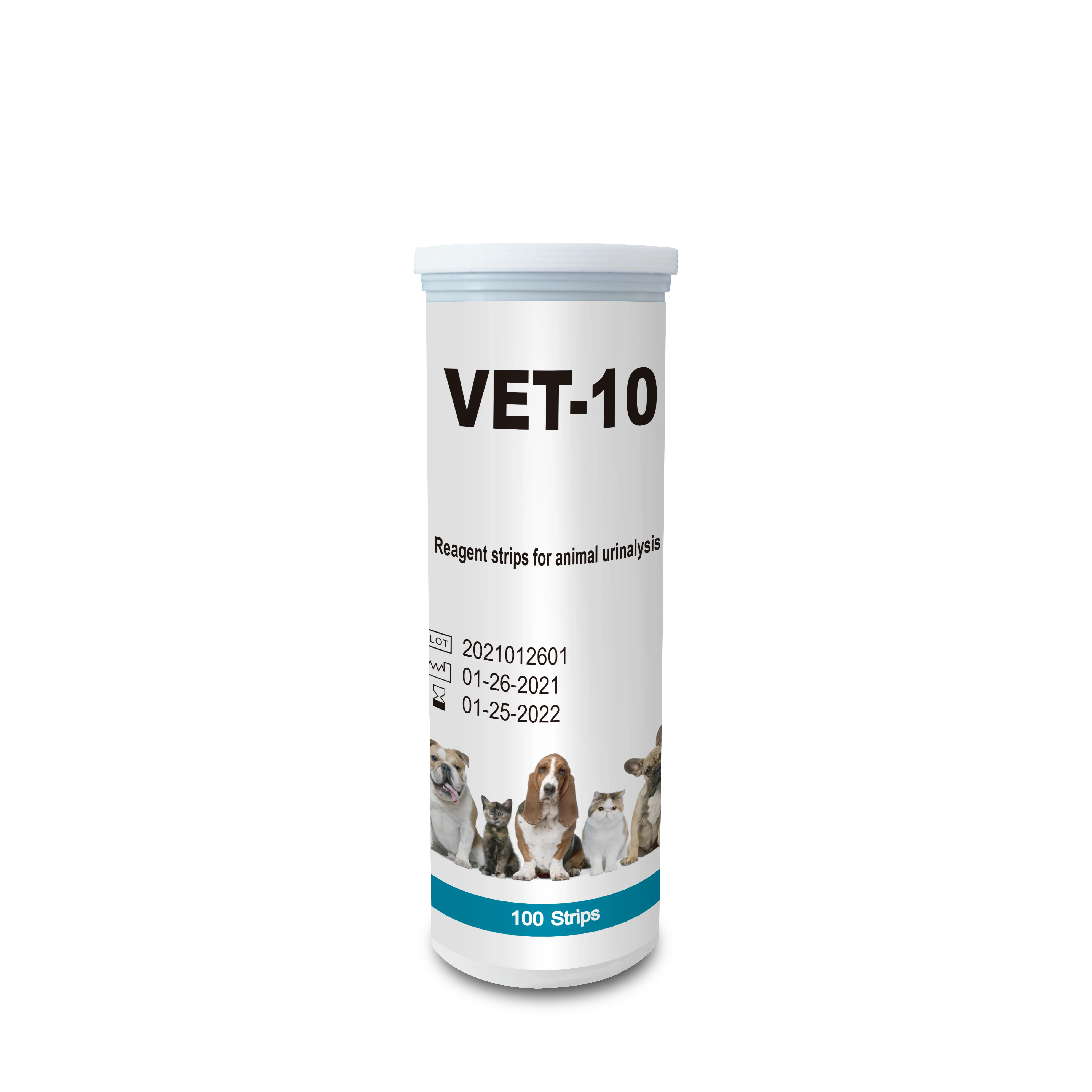 10 Paras Accurate 60s Check The Result Pet Animal Urine Test Strips ...