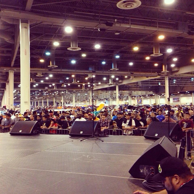 Dual 12 Inch CVR CV-212MP Powered Monitor Speaker - Made in China