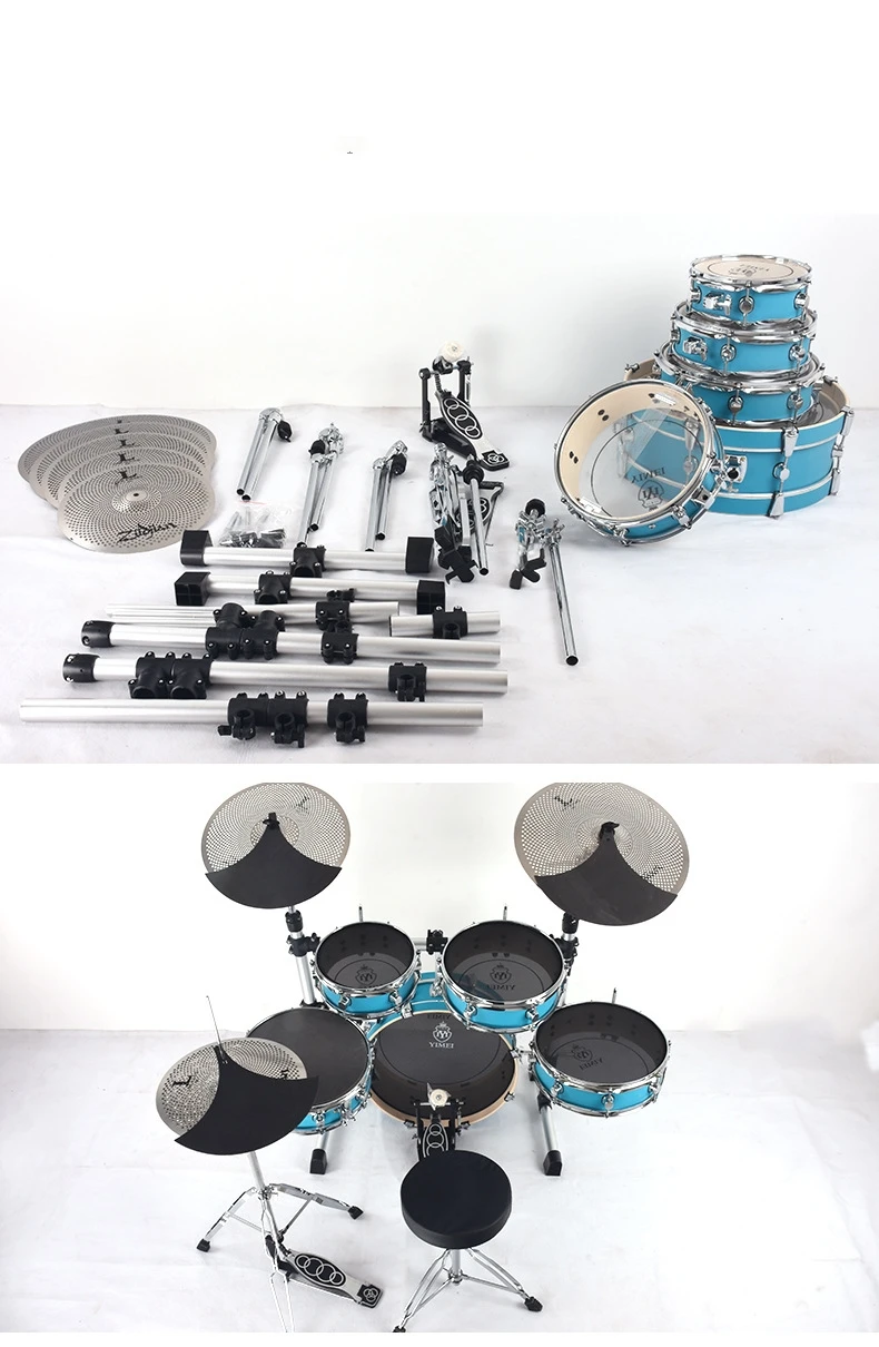 Professional Performance Portable Drum Kit Percussion Jazz Acoustic ...