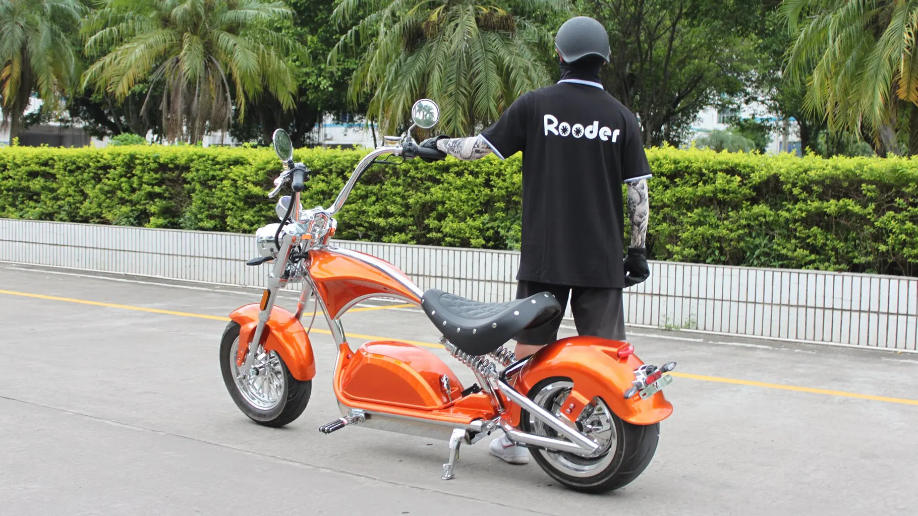Rooder Mangosteen Sara M1ps Citycoco Chopper Elektroroller Scooter 72v ...