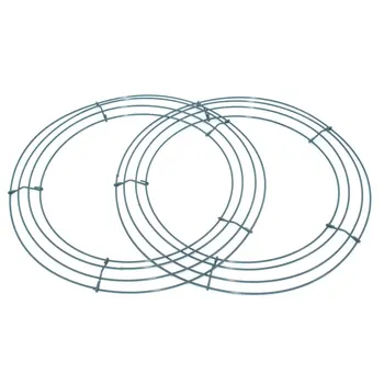 14 Inch Metal Wire Wreath Frame For Crafts & Floral Decoration On ...