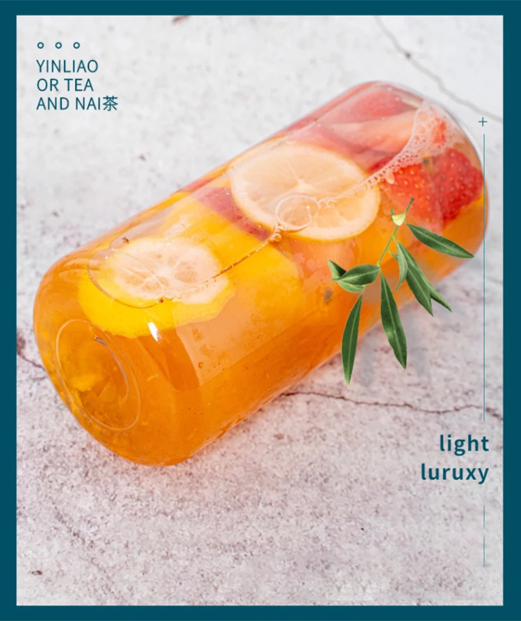 Transparent Pet Plastic Easy Open Beverage Cans With Aluminium Lid For ...